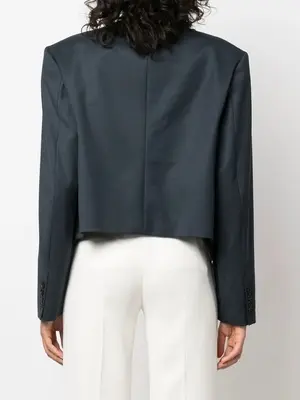 LOW CLASSIC Asymmetrical Wool-blend Jacket