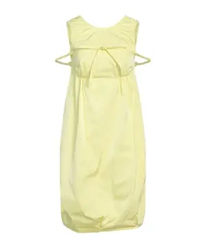 Sportmax Plain Taffeta Sleeveless Crewneck Balloon Dress