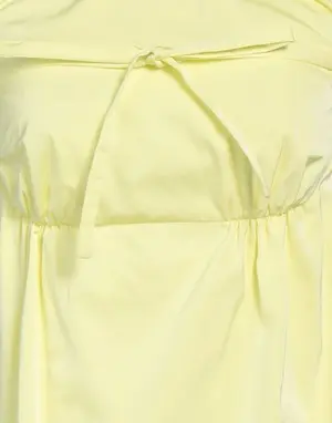 Sportmax Plain Taffeta Sleeveless Crewneck Balloon Dress