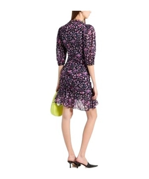 Isabel Marant Étoile Mini Dress With Floral Print And Gathered Detailing