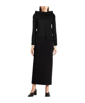Max Mara Lightweight Solid Wool Knit Sweater