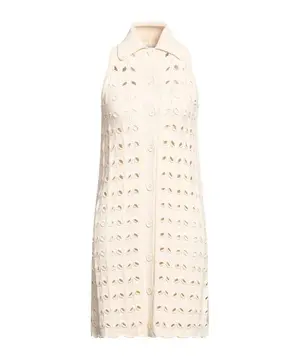 Sportmax Sleeveless Knit Dress With Perforated Detailing - No
