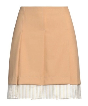 Marni Oversized Striped Pleated Wool Skirt