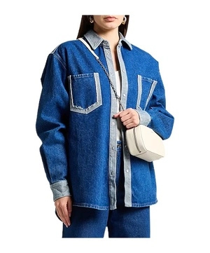 Marni Two-tone Denim Shirt