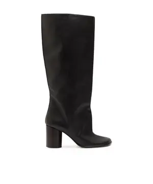 LEMAIRE Leather Knee-high Boots - Black