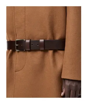 Loewe Belted Wool Coat