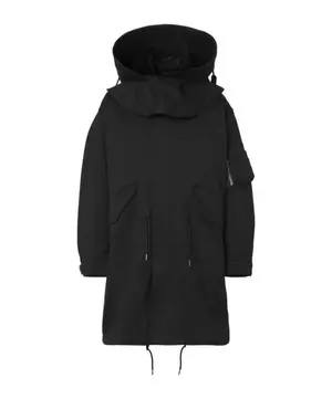 Burberry Logo-print Parka Coat