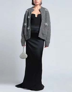 Balenciaga Asymmetrical Satin Skirt