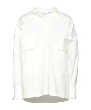 Max Mara Solid-color Long-sleeved Shirt - White