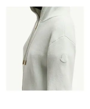 Moncler Cashmere Wool Zip-up Hoodie
