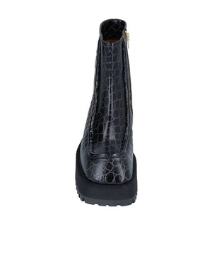 Marni Croc Print Platform Boots