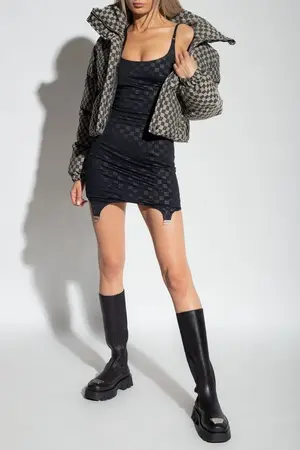 MISBHV Monogram Pattern Casual Jacket - Gray