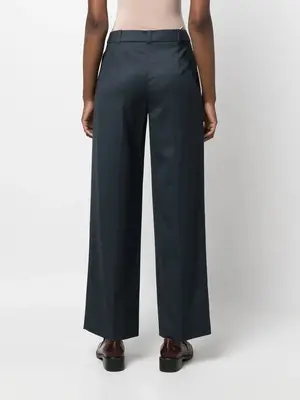 LOW CLASSIC Wool-blend Straight-leg Trousers