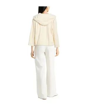 Tory Burch Hooded Track Jacket With Drawstring Detail