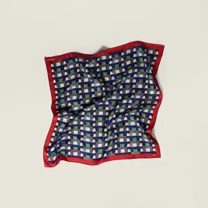 Miu Miu Printed Silk Scarf