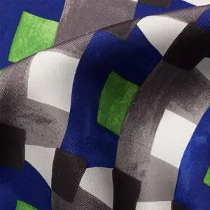 Miu Miu Printed Silk Scarf
