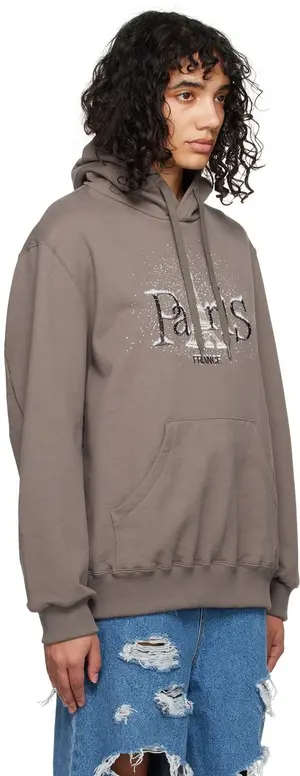DOUBLET Graphic-print Cotton Hoodie