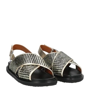 Marni Two-tone Backless Sandals