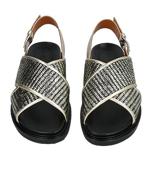 Marni Two-tone Backless Sandals