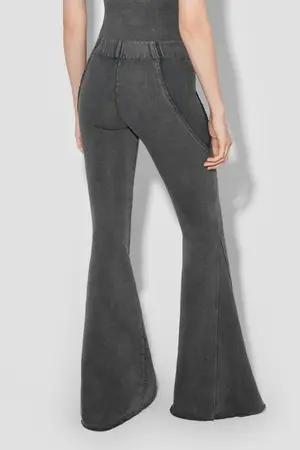 MISBHV Flared Track Pants With Logo Waistband