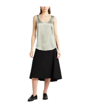 Brunello Cucinelli Sleeveless Scoop Neck Vest - White