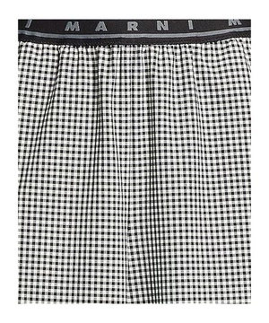 Marni Plaid Wide-leg Trousers