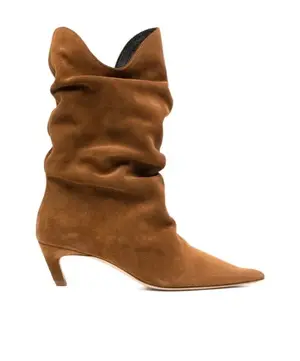 REJINA PYO 60mm Slouchy Boots - Brown