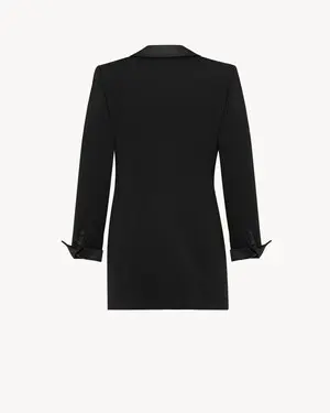 Saint Laurent Double-breasted Wool Coat