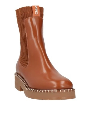 Chloé Patent Leather Sock Boots