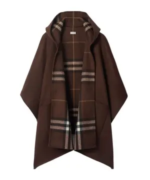 Burberry Cashmere Hooded Cape - Black