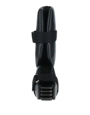 Rick Owens Leather Tall Boots With Stiletto Heel