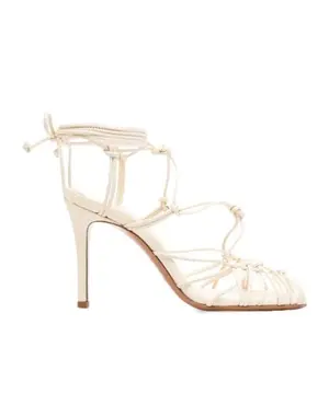 FORTE_FORTE 95mm Slender-heel Sandals - Nude
