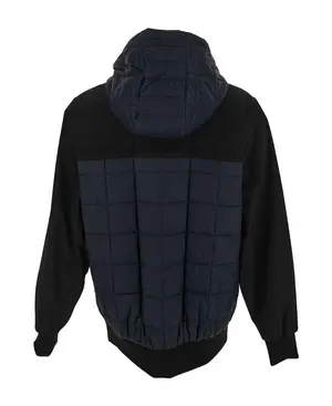 Moose Knuckles Zip Up Hooded Jacket With Drawstring