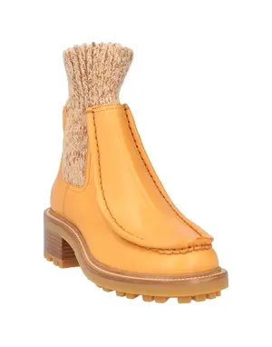 Chloé Comfortable Multi-color Round-toe Ankle Boots