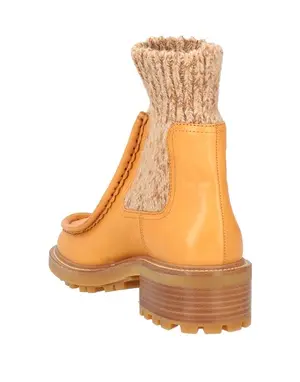 Chloé Comfortable Multi-color Round-toe Ankle Boots
