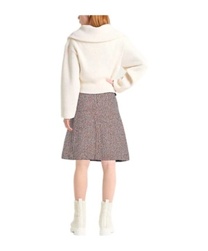 Chloé Multi-color Tweed A-line Skirt