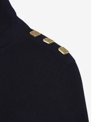 Balmain Long Sleeved Turtleneck Jumper