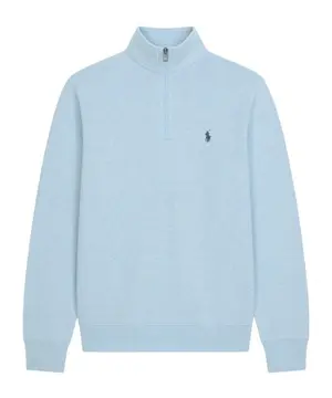 Polo Ralph Lauren Half-zip Logo-embroidered Jersey Sweatshirt