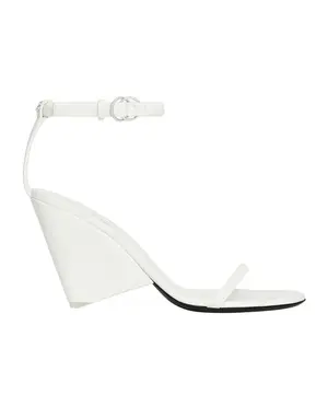 COURREGES Oblique Sandals - White