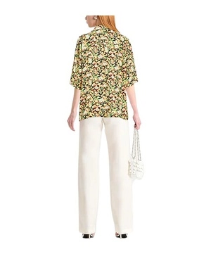 Marni Floral Print Satin Shirt