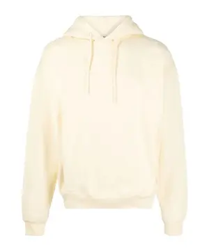 Martine Rose Graphic-print Cotton Hoodie - White
