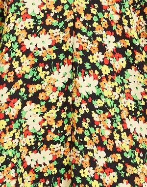 Marni Floral Print V-neck Short-sleeved Top
