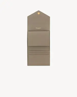 Saint Laurent Cassandre Grain De Poudre Multi-fold Wallet