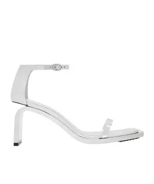 COURREGES Stream Mirror Sandals - White