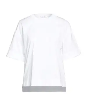 Max Mara Solid Color T-shirt - White