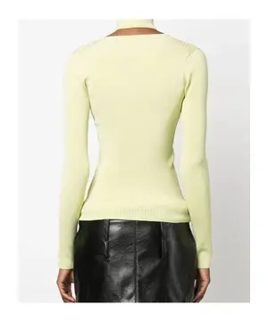 Coperni Cut-out Ribbed-knit Jumper