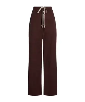 Rick Owens Minimalist Loose Straight-leg Trousers - Black