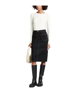 MAISON MARGIELA Long Sleeve Bodysuit - White