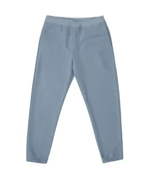 Emporio Armani Logo Patch Drawstring Jogging Pants - Blue