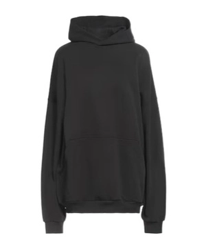 Balenciaga Solid Color Hoodie - Black